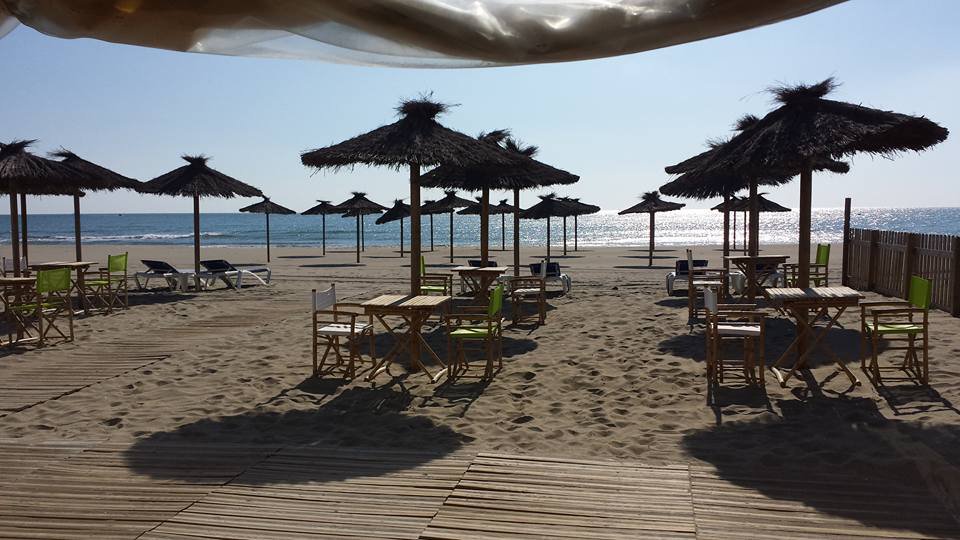 La plage en famille - Private beaches Canet en Roussillon